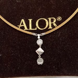 Alor | Jewelry | Alor 8k Gold Stainless Steel Classique Diamond Pendant ...